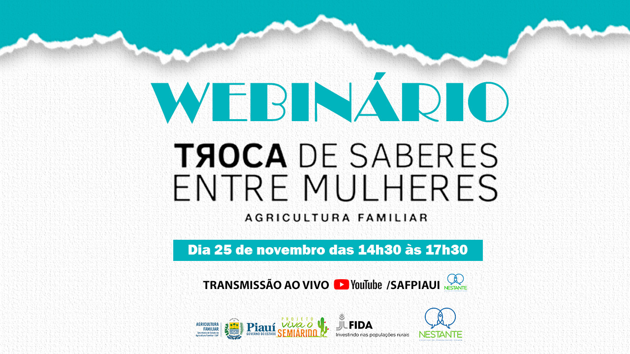 Saf Promove Segundo Dia De Webinário Com Agricultoras Nesta Quinta
